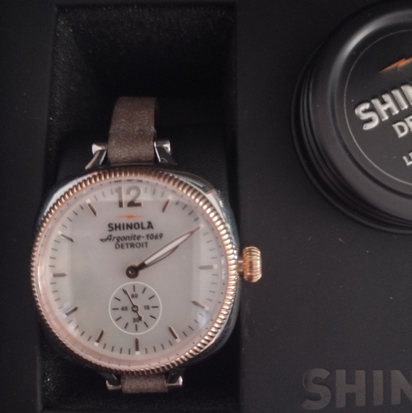 Shinola | Jewelry | Rare Shinola Gomelsky Mother Of Pearls Face ...